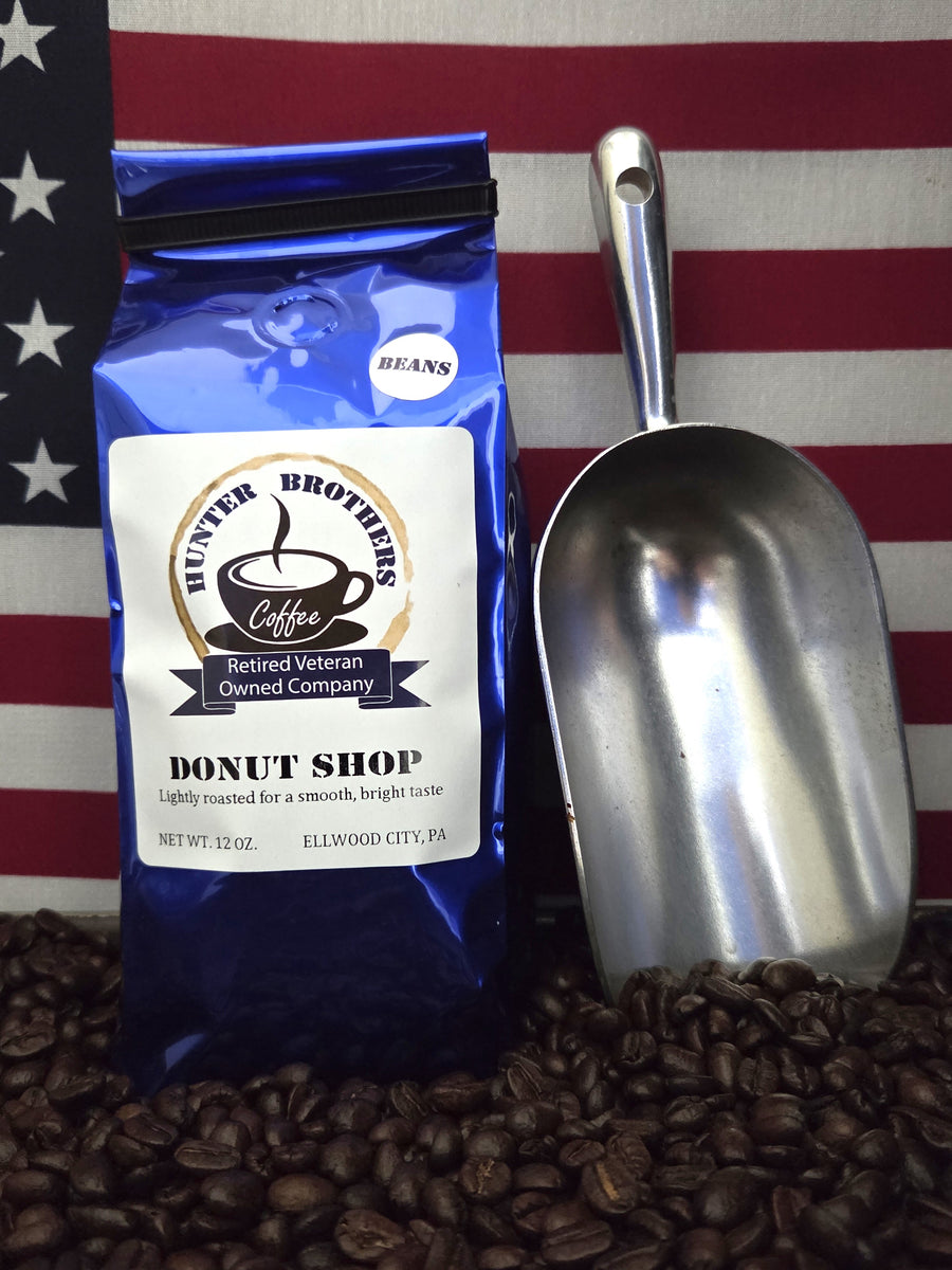 Donut Shop Ground Coffee – Hunter Brothers Coffee
